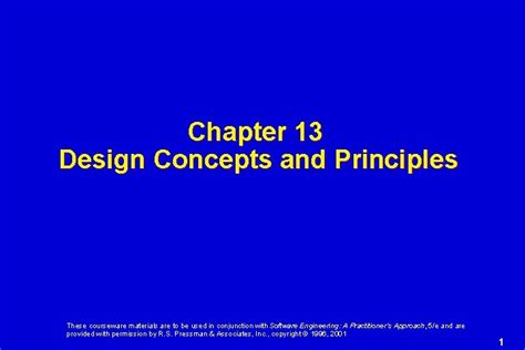 Chapter 13 Design Concepts And Principles These Courseware