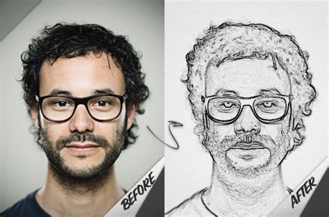 Pencil Drawing Effect Photoshop Action
