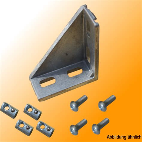 Équerre D‘assemblage 40x80 I Type Rainure 8 Motedis