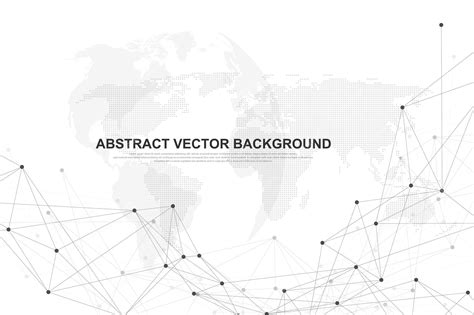 Premium Vector Abstract Polygonal Background With Connected Lines And