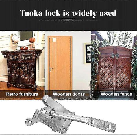 Stainless Steel Garden Gate Latch Gravity Lever Automatic Locking Garden Gate Latch Garden Gate