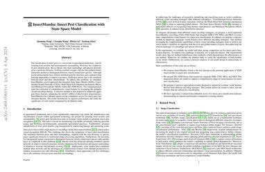 Insectmamba Insect Pest Classification With State Space Model Papers