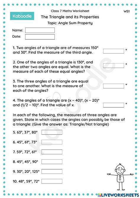 Triangle And It Free Interactive Worksheets 2193252