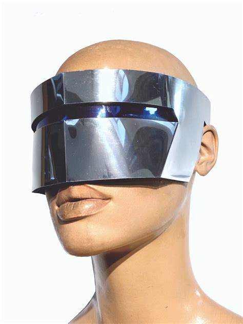 Monoblock Cyclops Robot Goggles Futuristic Eyewear Scifi Etsy