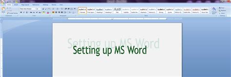 Setting Up MS Word For Editing Global Editor S Essentials