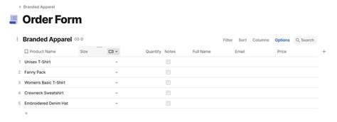 Filter Select List Optionsvalues Based On Previous Column Coda Maker