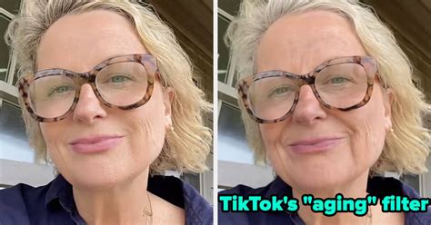 Amy Poehler Shared Tiktok Aging Filter