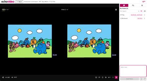 Echovideo Viewing Live Streamed Classes Support