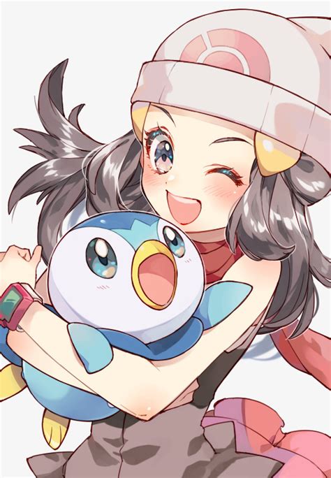 Dawn And Piplup Pokemon And More Drawn By Sasairebun Danbooru