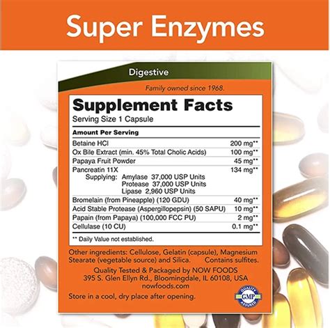 Now Foods Super Enzymes Capsule