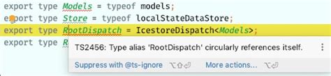 Dispatch Typings Issue Ice Lab Icestore GitHub