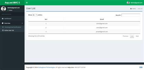 Basic Admin User Management System In ASP NET MVC 5 By AppsByDotNet