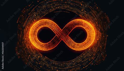 Devops Toolchain Concept With Infinite Loop On Abstract Technology