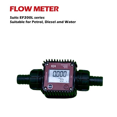 Flow Meter Inline Digital Turbine 16mm 5 8