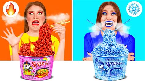 Défi Alimentaire Chaud vs Froid Défi Fou par DaGaDa Challenge YouTube
