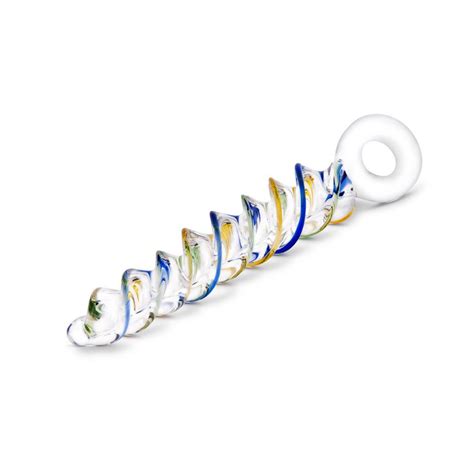 Growing Swirl Glass Anal Dildo Twisted Dildo By Gläs