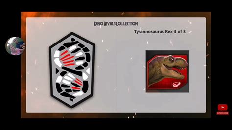 Dino Rivals 33 Tyrannosaurus Rex Scan Code Credit In The Description