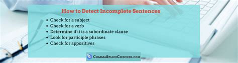 Comma CorrectorWrite Error Free Papers With Incomplete Sentence Checker