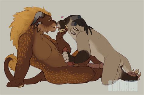 Rule 34 Cathaus Charr Claws Duo Erection Felid Gay Genitals Guild