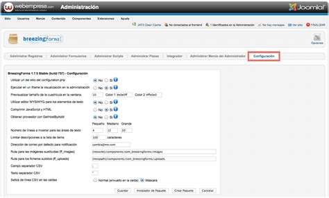 No Envia El Formulario Breezingforms Foro Webe