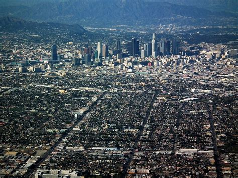 Los Angeles Downtown La Aerial Picture A Beautiful View Of Flickr