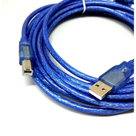 Jual Kabel Usb Printer Biru High Quality Shopee Indonesia