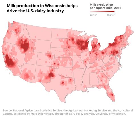 Dairy Farming Map How A Dairy Farm Increased Their Milk Production By