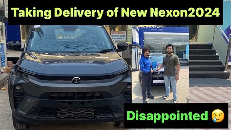Taking Delivery Of Tata Nexon Pure 2024 Tata Nexon 2024 Car Delivery
