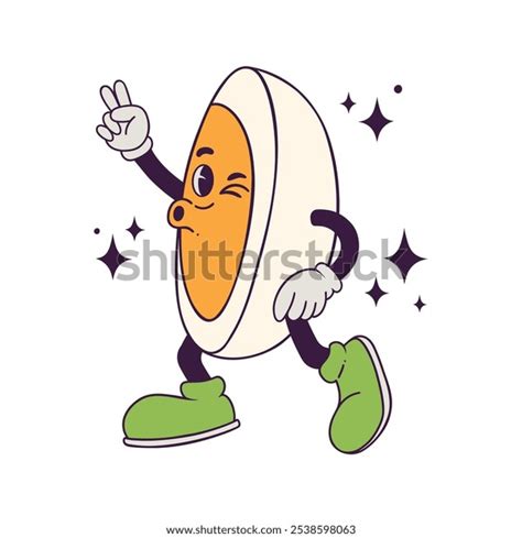 Vector Hand Drawn Cute Smiling Character Stock Vector Royalty Free
