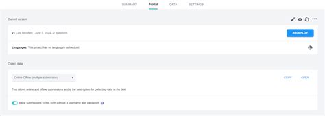 missing link error message data collection kobotoolbox community