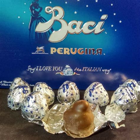 Chocolates With A Love Note Inside The Wrapper Baci Perugina Amy