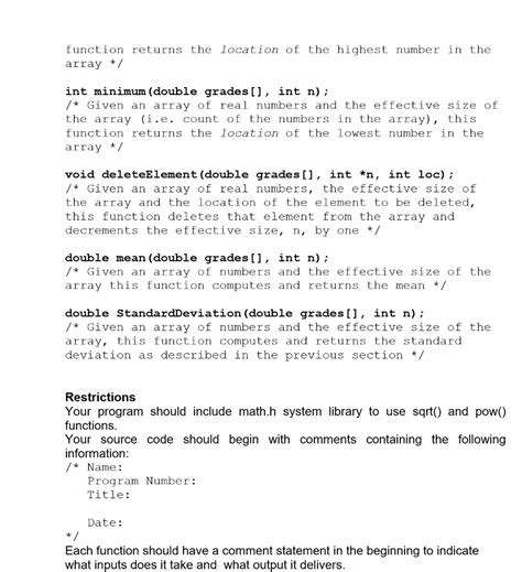 Solved Description Of The Assignment Your Program Should
