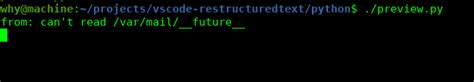 Shebang Missing In Python Scripts Issue Vscode Restructuredtext Vscode Restructuredtext