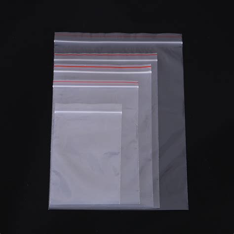 50 Stks Clear Kleine Zip Lock Plastic Sieraden Bag Grandado