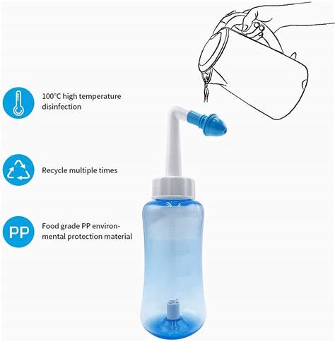 Ysqysq Nasal Washnasal Irrigation System Neti Potsinus Rinse Kit