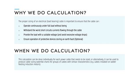 Cable Sizing Calculation For Electrical Engineering Pdf