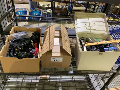 Assorted Items Including Various Cords File Folders And More Able