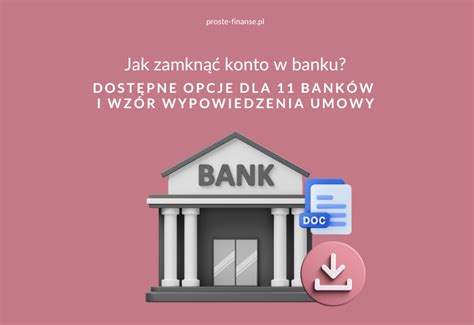 Jak zamknąć konto w banku Poradnik proste finanse