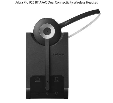 Jabra Pro Bt Apac Dual Connectivity Wireless Headset Black At Piece In Noida