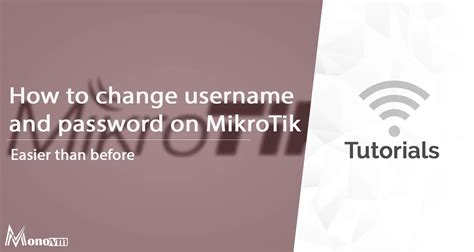 Смена пароля роутера Mikrotik Posetke