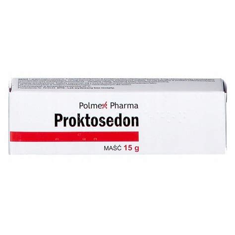 Polmex Proktosedon Hemorrhoid Ointment 15g World Wide Shop