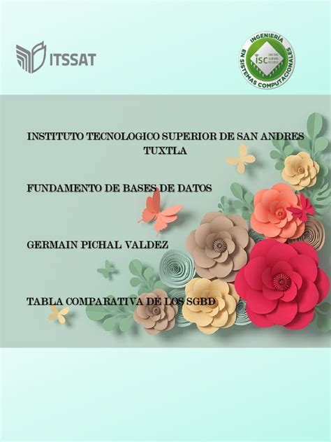 tabla comparativa de sgbd pdf bases de datos mongo db