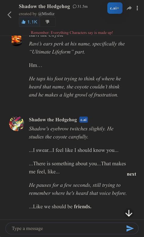 The Font Changed R CharacterAI