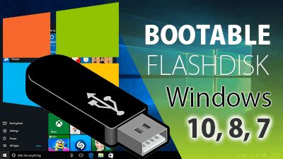 Cara Membuat Flashdisk Bootable Windows 10, 8, 7 - PAKAR TUTORIAL