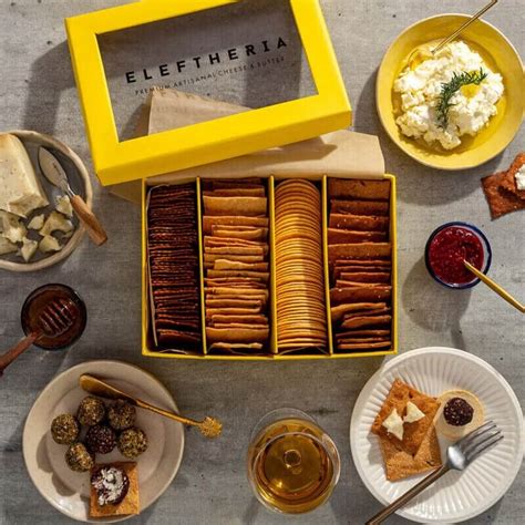 Curated Crackers Box 9 X 65 Eleftheria Cheese