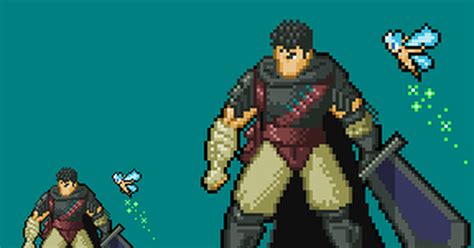 ドット絵 ガッツドット絵（1）（ベルセルク） 発酵ゾンビのイラスト Pixiv