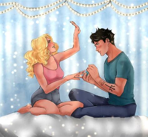 Disneybeans On Instagram Percabeth Headcanon As Good As She Is With