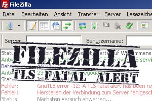 FileZilla GnuTLS Error 12 Webserver Redirect 301