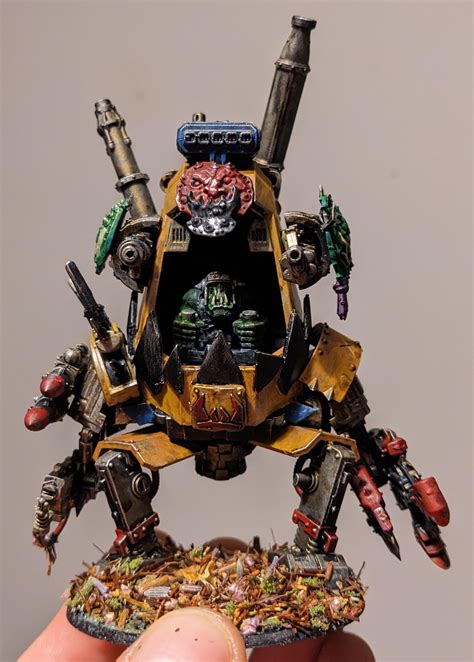 Scratch Built Deff Dread No 1 Finished R Orks