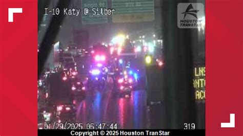 Katy Freeway Reopens At Antoine After Big Rig Crash